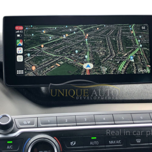 WIRELESS Apple CARPLAY Android Auto BMW i3 NBT WIDESCREEN 6.5"/8.8"/10. ...